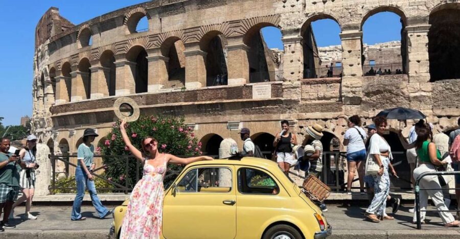 Rome: 3 hour panoramic tour of Rome with a vintage Fiat 500 - The Sum Up