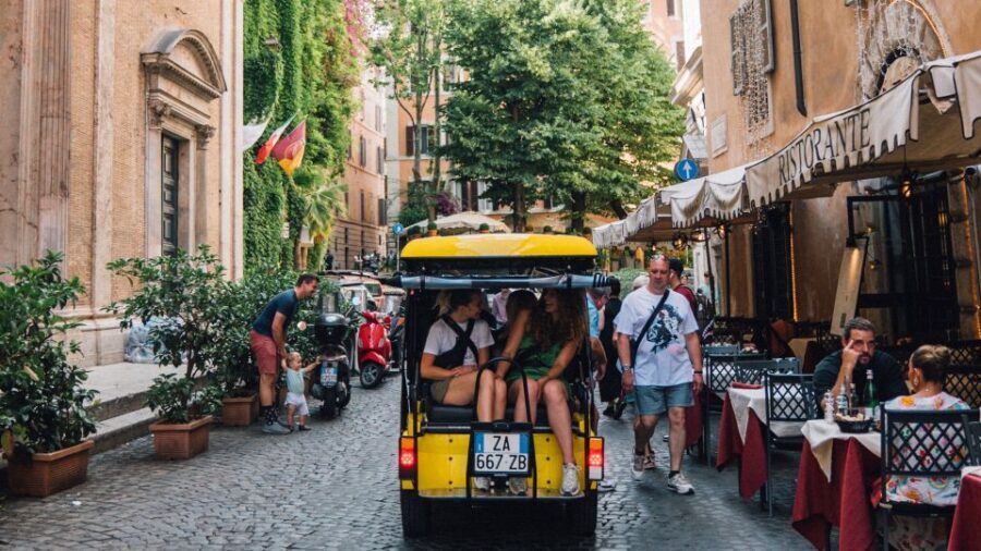 Rome: City Highlights Tour by Electric Golf Cart - The Ride and Group Dynamic