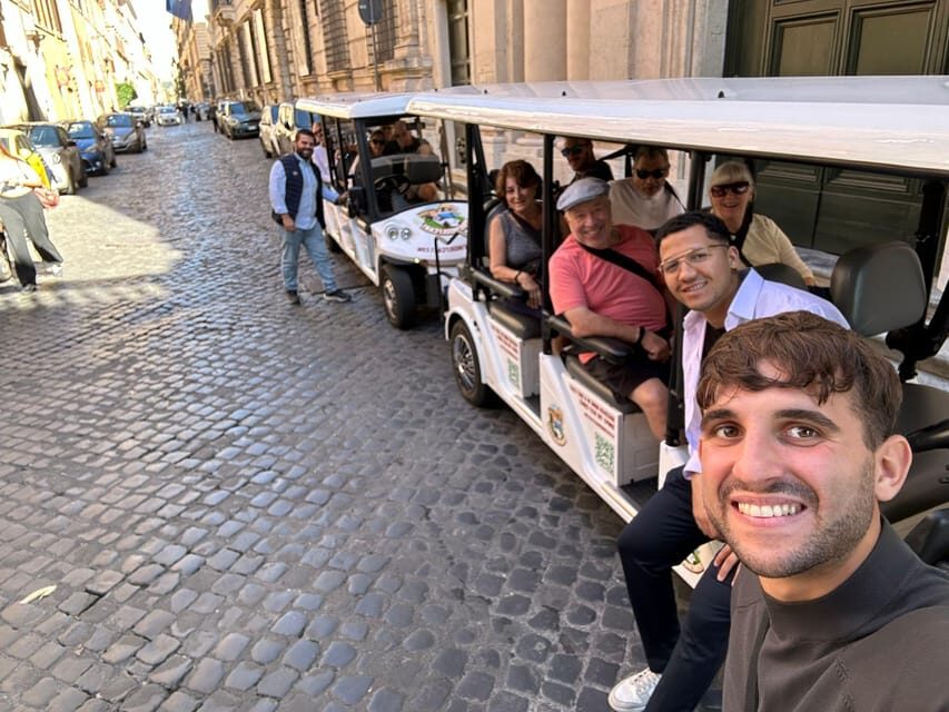 Rome: Golf Cart Food Tour with Hotel Pickup 4 hours - Key Points