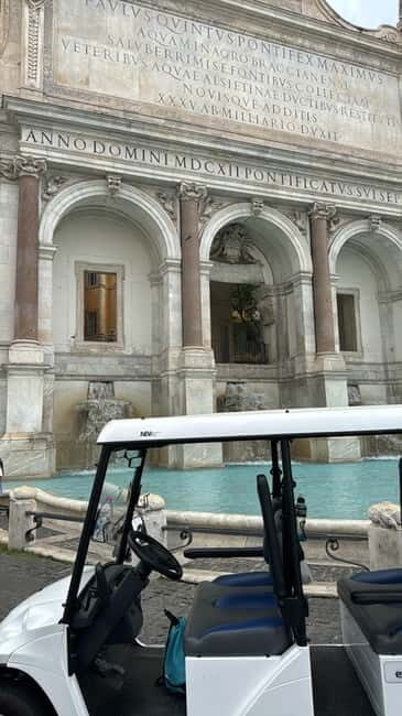 Rome: Highlights Golf Cart Tour with Pizza Snack & Gelato - The Itinerary: What You’ll See and Do
