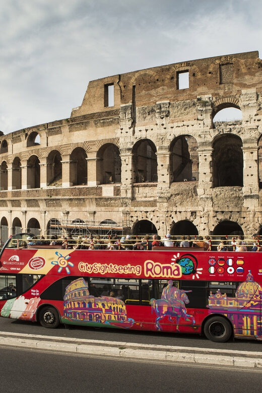 Rome: Hop-on Hop-off Bus Tour and Colosseum Experience - The Practicalities of the Bus Ride