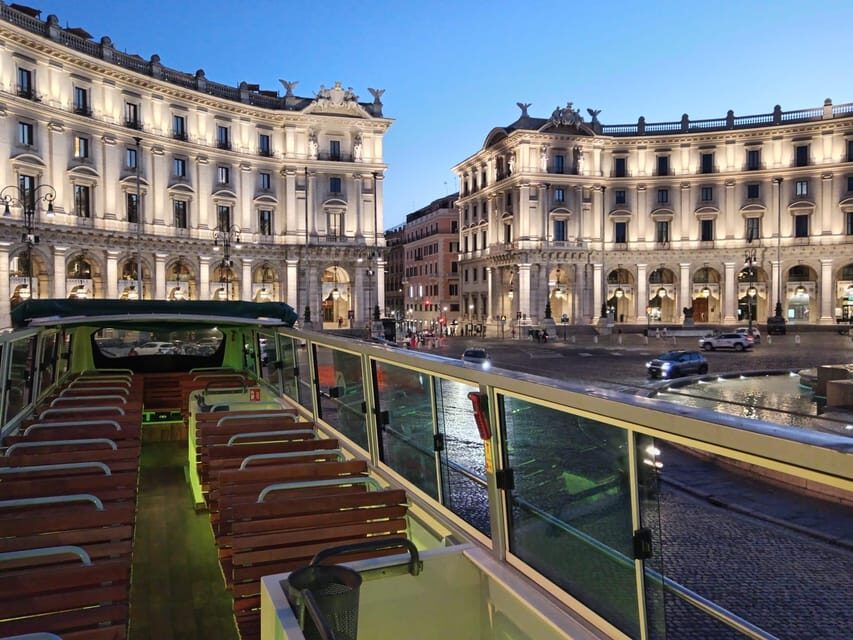 Rome: Nighttime Tour by Open-Top Bus with Tasting Stop - Value and Practical Considerations