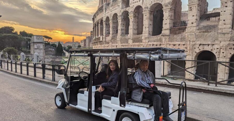 Rome: Private Golf Cart Tour with Hotel Pickup - What to Expect During the Tour