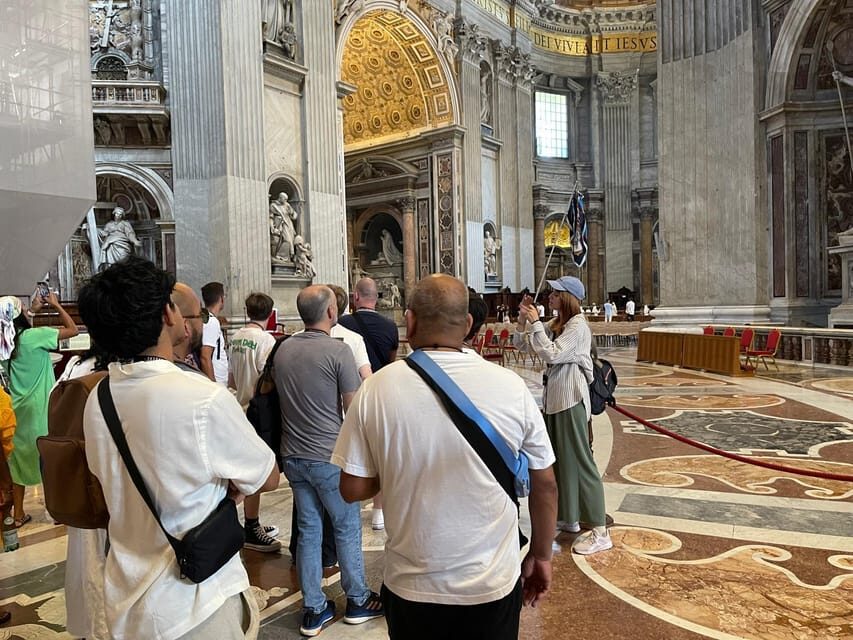 Rome: St. Peter's Basilica and Papal Tombs Guided Tour - Detailed Breakdown of the Tour