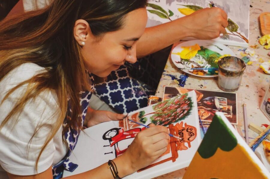 Rome: Tipsy Painting Class with Fine Wine and Arts - Authentic Insights from Travelers