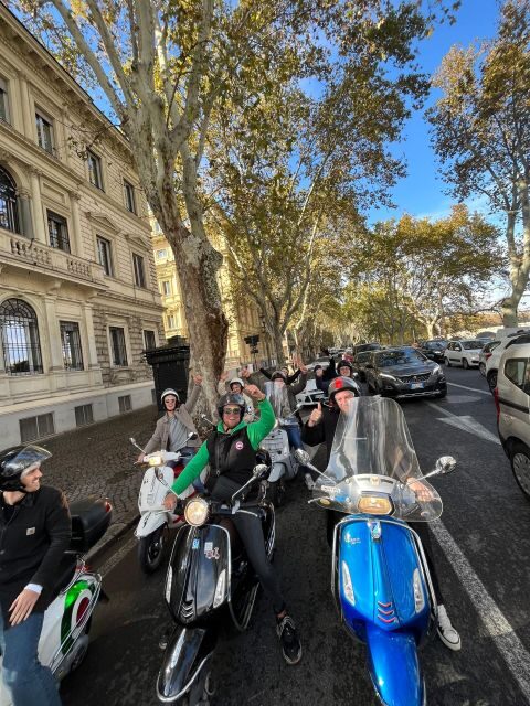 Rome: Vespa Self-Drive Tour with Gelato - The Itinerary in Detail