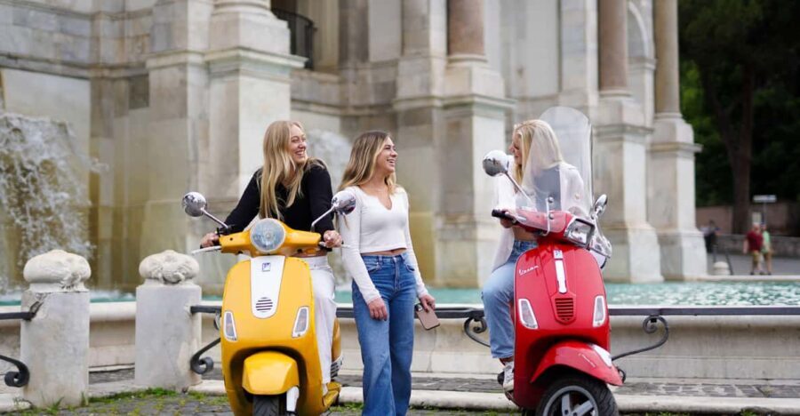 Rome: Vespa Tour with Professional Photoshoot as Passenger - An Authentic Way to Explore Rome