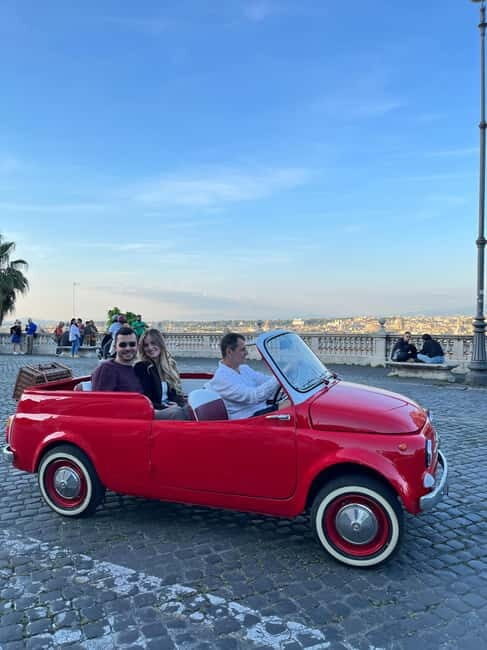 Rome: Vintage Fiat 500 Cabriolet Private City Tour - The Itinerary in Detail