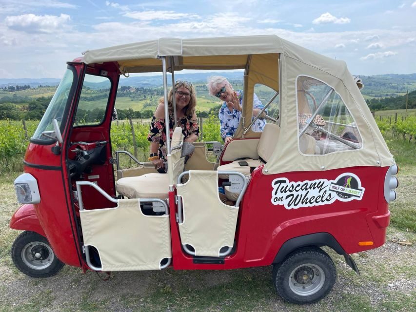 San Gimignano: Chianti Hills Tuk-Tuk Tour for 2 - The Details: Whats Included and Practical Tips