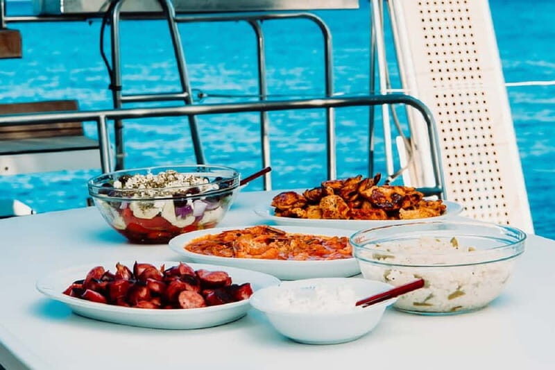 Santorini: All-Inclusive Private Catamaran Experience - The Sum Up