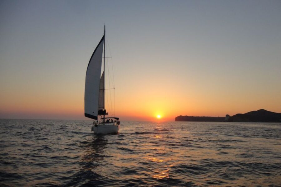 Santorini Caldera: Sunset Sailing Cruise with Meal - Swimming and Snorkeling: Refreshing Breaks