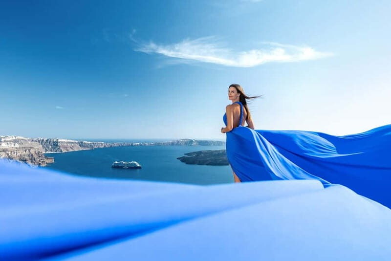 Santorini: Flying Dress Photo © Photoshoot "Express Package" - The Itinerary: What to Expect