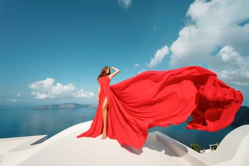 Santorini: Flying Dress Photoshoot - What’s Included & What’s Not