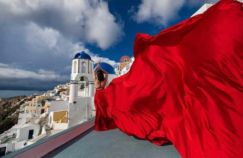 Santorini: Flying Dress Photoshoot **Dress Included** - Price and Value: Is It Worth It?