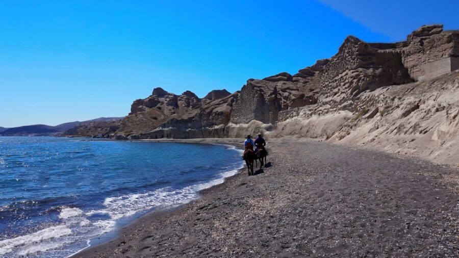 Santorini: Horseback Riding Tour on the Beach - What to Expect at Each Stop