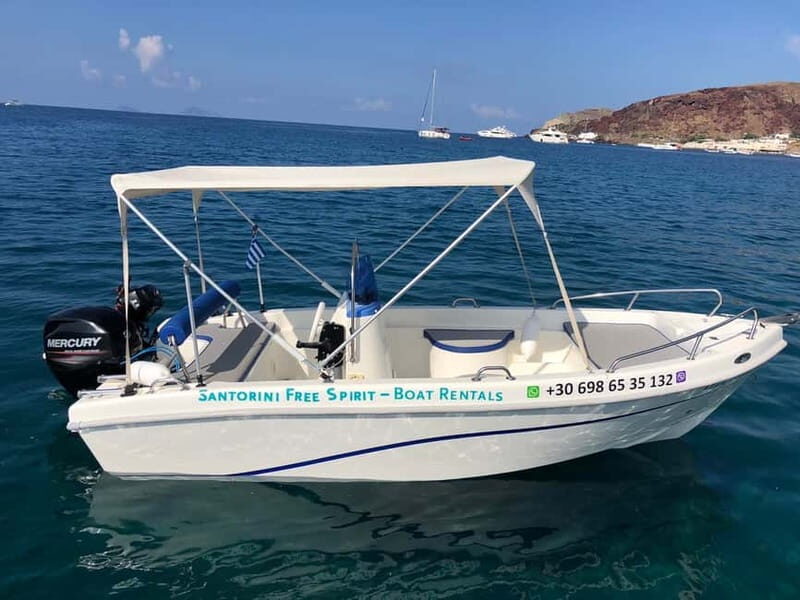 Santorini: License-Free Boat Rental with Ice, Water, & Fruit - What You Can Expect on Your Santorini Boat Day