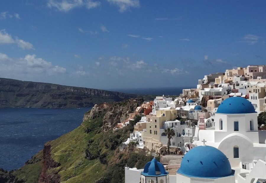 Santorini Panoramic Firostefani & Oia Blue Dome Private Tour - The Route and Stops: A Closer Look