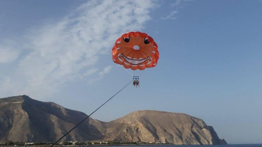 Santorini: Parasailing Flight Experience at Black Beach - The Experience: What to Expect