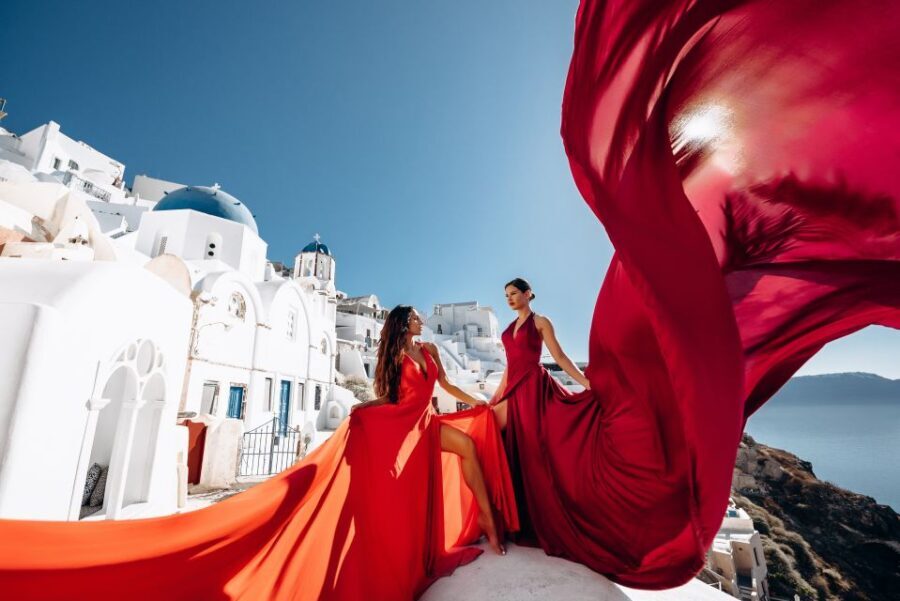 Santorini: Private Flying Dress Photoshoot Experience - What Can You Expect from the Experience?