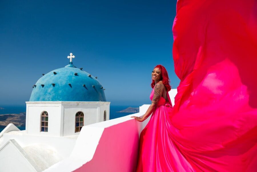 Santorini: Proffessional Flying Dress Photoshoot - Additional Services and Extras