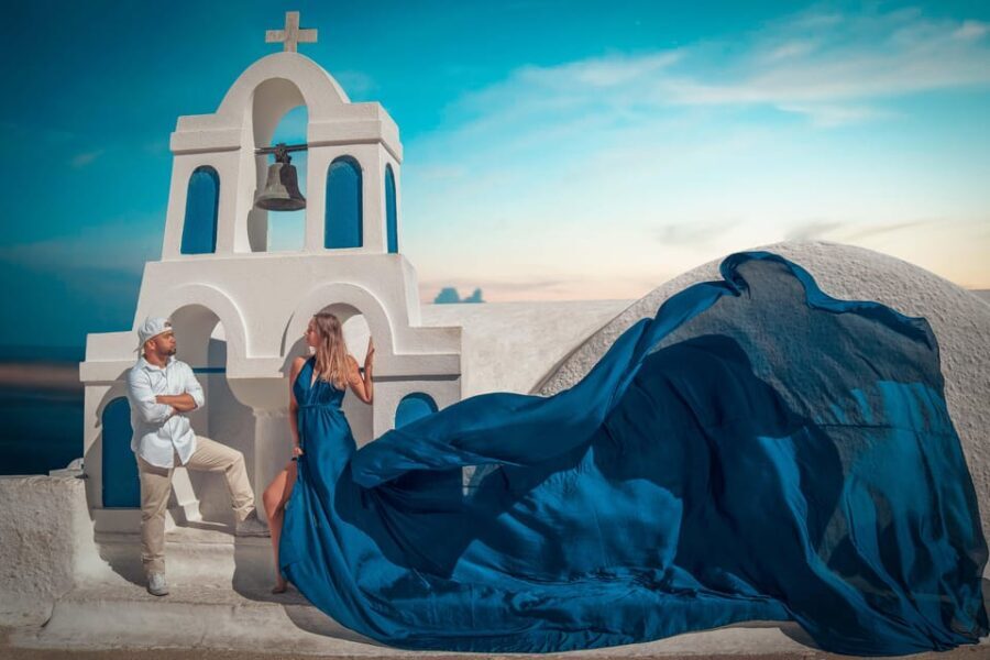 Santorini: Proposal Photoshoot l Private Entry to blue Dome - Detailed Breakdown of the Itinerary