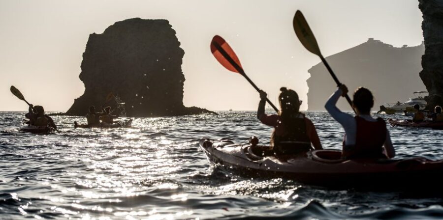 Santorini: Sunset Sea Kayak with Light Dinner - What’s Included and Practicalities