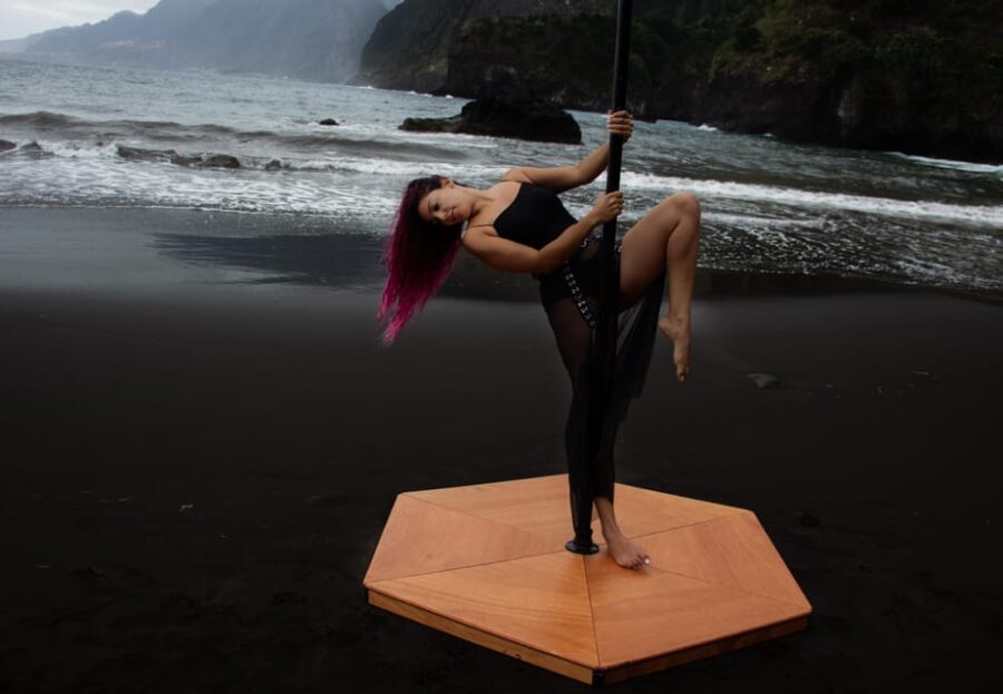 Seixal Black Sand Beach Pole Dance Photo & Drone Shooting - The Value of This Experience