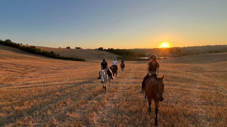 Siena: Horseback Riding with Siena in the background - The Practicalities: Timing, Group Size, and Other Tips