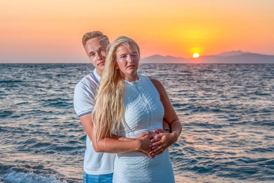 Sunset Photo shoot on the beach Kos island - The Duration and Timing