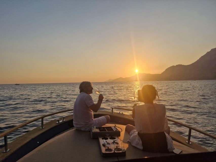 Surprise your other half with a fiery, romantic sunset - Setting Sail for a Memorable Amalfi Coast Sunset