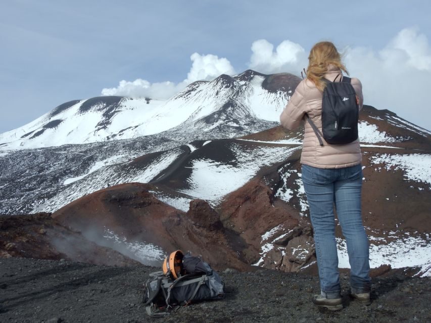 Taormina and Catania: Private guided Etna hike by cable car - Reaching the Summit Area