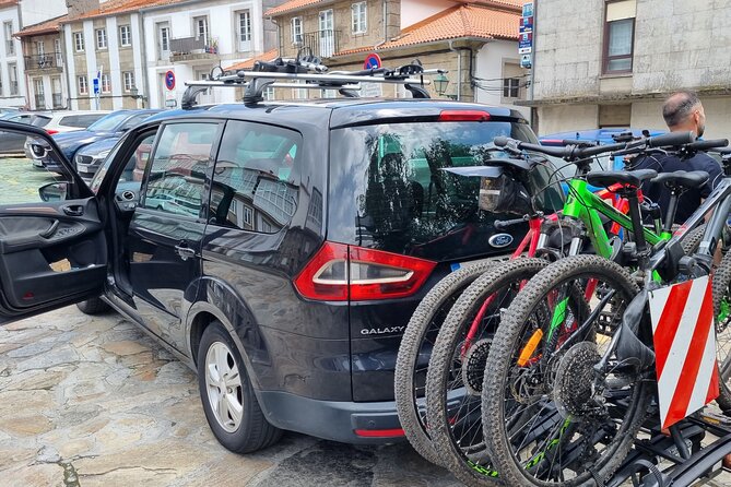 Taxi Bikes transporting Bicycles and Cyclists from Santiago to Porto - A detailed look at the Santiago to Porto bike transfer service