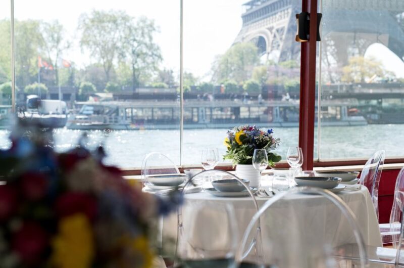 Theo Boat/Paris : Lunch Cruise on the Seine with rooftop - Key Points