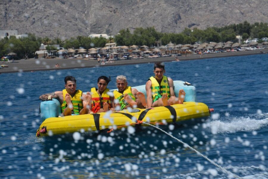 Thrill Waves Tubing at Perivolos Beach, Santorini - The Experience Itself: What You Can Expect