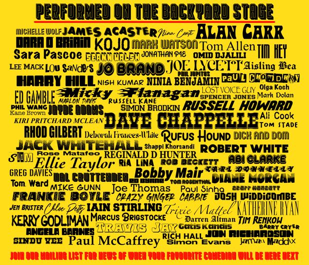 Thursday Night at The Backyard Comedy Club - What Makes This Comedy Night Special?