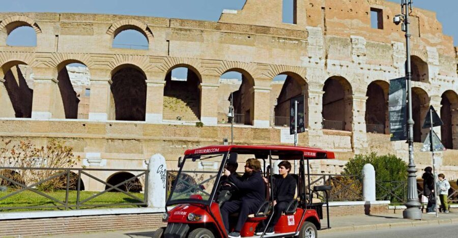 Tour of Rome in Golf Cart: Ancient Rome - The Experience of a Guided Golf Cart Tour