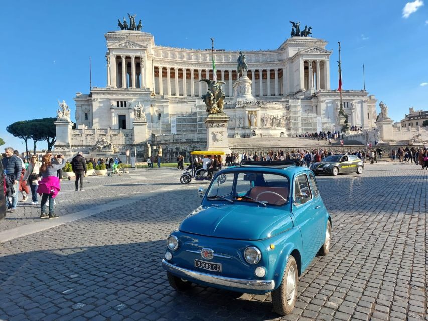 Tour of Rome on board a Vintage Fiat 500 - The Itinerary: A Detailed Breakdown