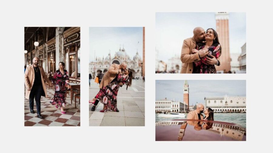 Venice: Elegant couple photos on your vacation - The Sum Up