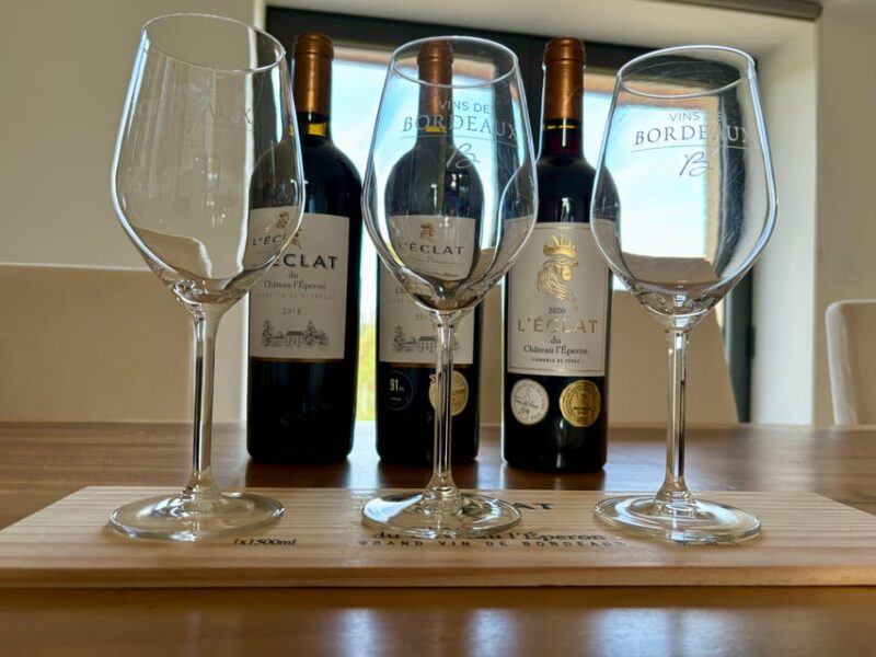 Vertical degustation of a special cuvée with cheese plate - An In-Depth Look at Château LÉperon’s Vertical Degustation with Cheese