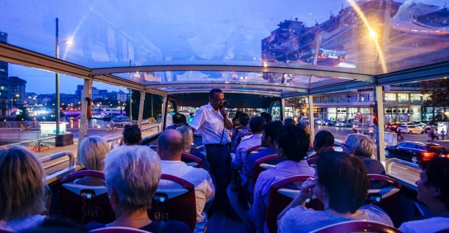 Vienna: Big Bus City Highlights Night Tour with Live Guide - The Itinerary and Landmarks
