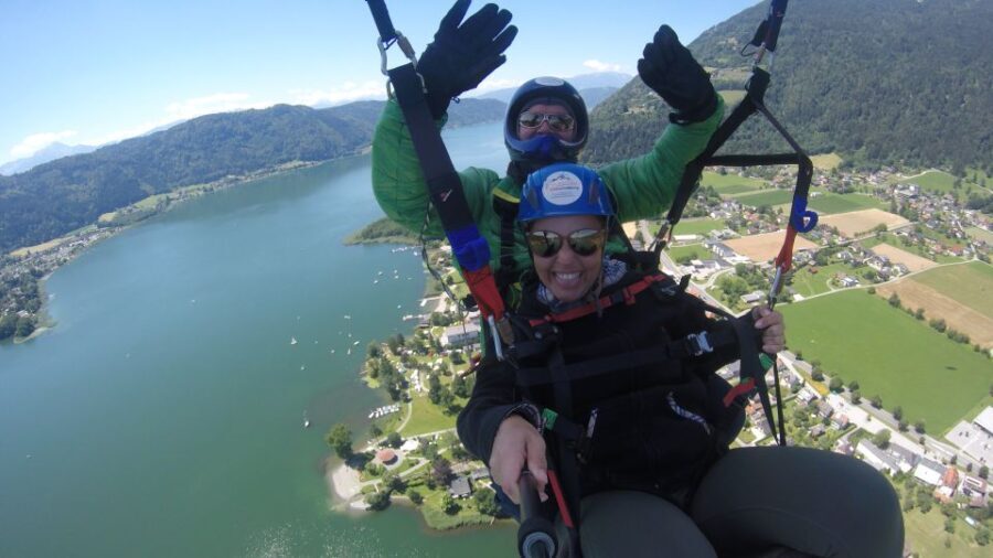 Villach/Ossiachersee: Paragliding "Action" Tandemflug - An In-Depth Look at the Paragliding Experience