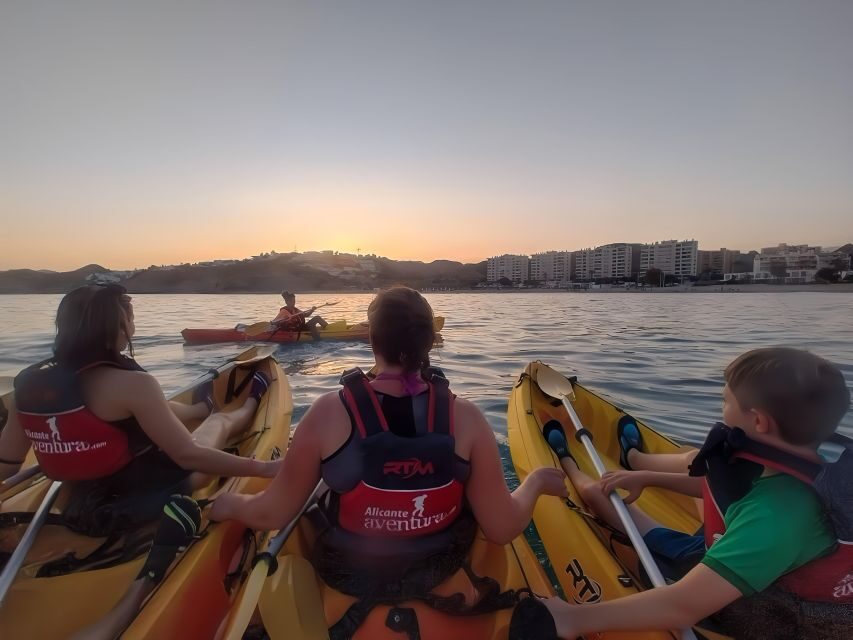 Villajoyosa: Moonlight kayaking and dinner under the stars - Detailed Itinerary Breakdown
