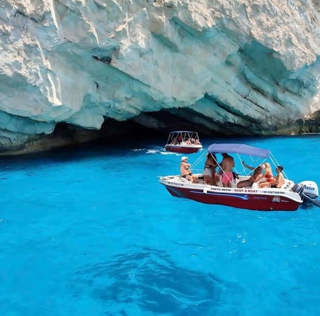 Zakynthos: Shipwreck and Caves Boat Rental Without Skipper - Journey Through the Coast of Zakynthos