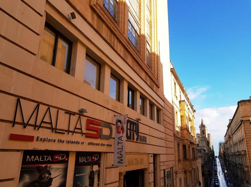 20-Minute Audio-Visual Show + Optional Valletta Audio Guide - Combining the Show with the Valletta Self-Guided Tour