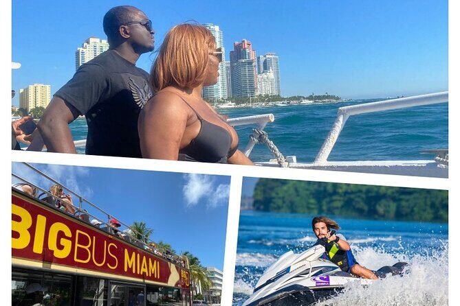 90 Min Miami Boat Tour, 60 Minute Jet Ski & Pontoon Ride & Double Decker Tour - Who Will Love This Tour?
