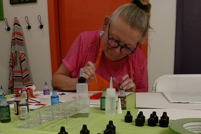 Alcohol Ink Landscape Art Class in Estes Park - The Itinerary and How It Works