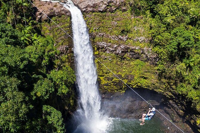 Big Island Zipline over KoleKole Falls w/ Hilo Cruise Ship Pickup - What Makes This Tour Special