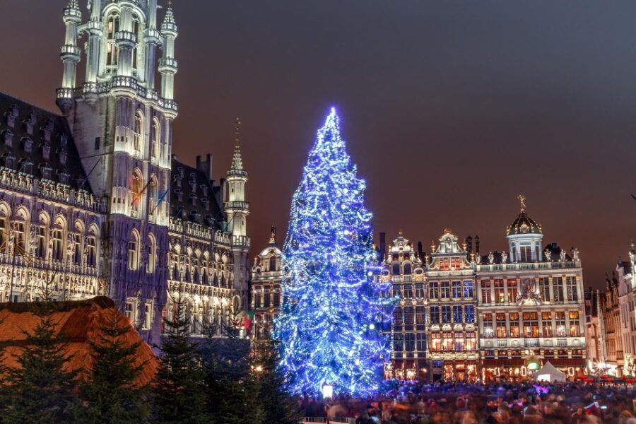 Brussels: Open Top Christmas Lights Tootbus Tour - What to expect during the tour