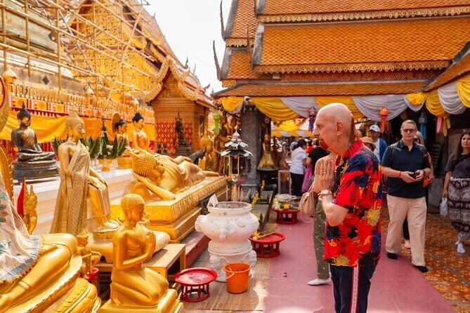 Chiang Mai Doi Suthep Temple and Waterfall by Songtaew Trio - A Closer Look at the Itinerary