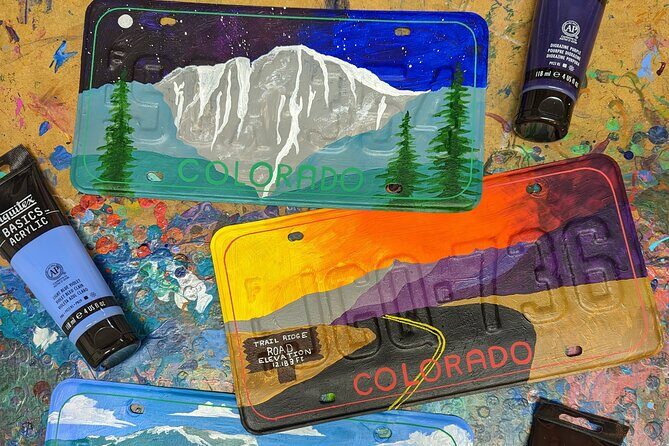 Colorado or Bust! Painted License Plate Class - Authenticity and Value